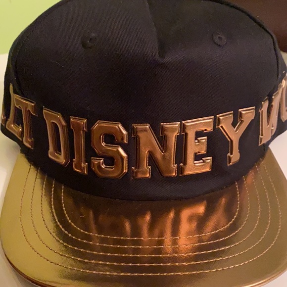 Disney | Accessories | New Gold And Black Walt Disney World Cap | Poshmark